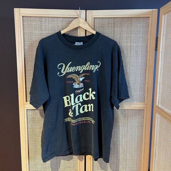 Gildan | Shirts | Vintage Yuengling Black And Tan Tshirt Xl | Poshmark